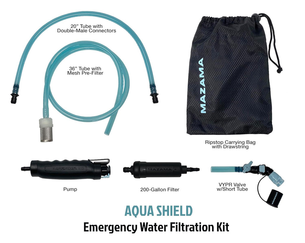 Personal Emergency Water Filtration Kit – Mazama Designs